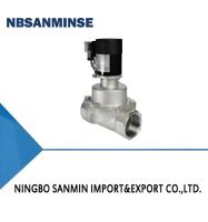China 304 Stainless Steel Chemical Solenoid Valve with DC12V-AC380V Voltage and 5-50°C Working Temperature for sale