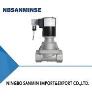 China 304 Stainless Steel Chemical Solenoid Valve with DC12V-AC380V Voltage and 5-50°C Working Temperature for sale