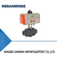 China UPVC/CPVC/PPH Electric and Pneumatic Ball Valves for Medium Pressure 1.2MPa and Low Pressure 0.035MPa~0.35MPa Applications for sale