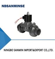 China PVC Water Solenoid Valve with 0～1.0MPa Working Pressure 1.2MPa Compression Strength and -5～50℃ Working Temperature for sale