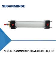 China QGA QGB Big Bore Air Cylinder  32 to 400 with Cushion and CA CB TC Flange for sale