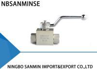 China Standard NPT G Manual Ball Valve Industry On Off Valve Carbon Steel Material for sale