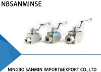 China Standard NPT G Manual Ball Valve Industry On Off Valve Carbon Steel Material for sale