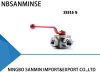 China KHB3K SS316 Three Way Hydraulic Ball Valve Corrosion Resistance Normal Temperature for sale