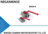 China KHB3K SS316 Three Way Hydraulic Ball Valve Corrosion Resistance Normal Temperature for sale