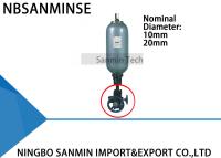 China Balance Miter Valve Type 20mm Stop Valve For Hydraulic Bladder Accumulator for sale