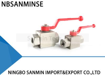 China Stainless Steel High Pressure Hydraulic Ball Valve KHB-G1/8 1/4 3/8 1/2 Anti corrosion Design SS304 SS316 for sale
