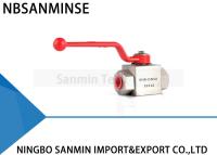 China Stainless Steel High Pressure Hydraulic Ball Valve KHB-G1/8 1/4 3/8 1/2 Anti corrosion Design SS304 SS316 for sale