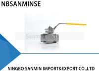 China 3 Way Hydraulic Ball Valve 1 Inch 1000psi WOG CF8M3K-1 Stainless Steel SS316 Oil And Gas Pipe Line for sale