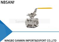 China CF8M 1 inch Hydraulic High Pressure Ball Valve 1000psi WOG Stainless Steel SS316 Oil Gas Water Pipe Line Application for sale