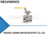 China CF8M 1 inch Hydraulic High Pressure Ball Valve 1000psi WOG Stainless Steel SS316 Oil Gas Water Pipe Line Application for sale