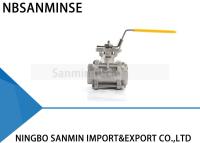 China CF8M 1 inch Hydraulic High Pressure Ball Valve 1000psi WOG Stainless Steel SS316 Oil Gas Water Pipe Line Application for sale