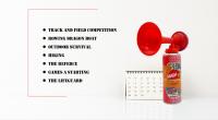 China Plastic Outdoor Aerosol Air Horn Multipurpose For Football Match for sale
