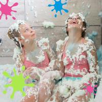 China 85g Multicolor Bath Foam Spray Tinplate Material Eco Friendly for sale