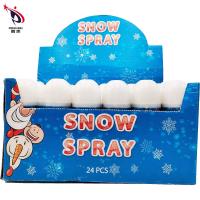 China Odorless 250ml Fake Snow For Wreaths , Harmless Santa Artificial Snow Spray for sale