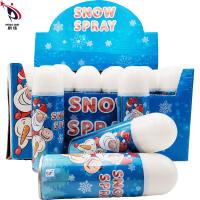 China Odorless 250ml Fake Snow For Wreaths , Harmless Santa Artificial Snow Spray for sale