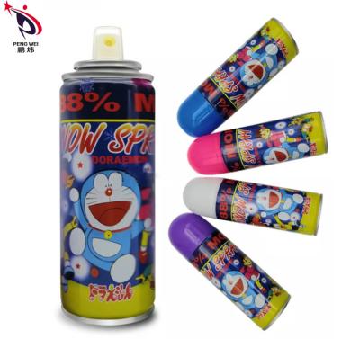 China Temporary Fake Artificial Doraemon Snow Spray Multicolor Durable For Tree for sale