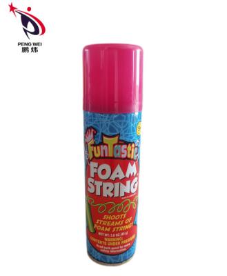 China Multiscene Pink Silly String Spray Non Flammable Odorless For Celebration for sale