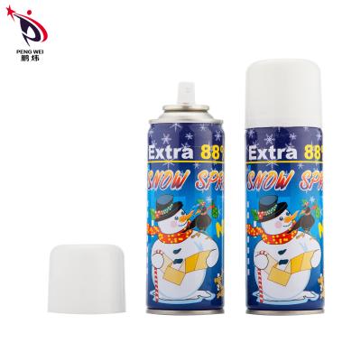 China Multifunctional Fake Artificial Snow Spray 45g Nontoxic For Outside Joker Snow Spray for sale