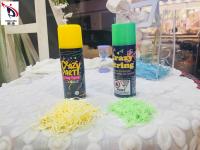 China 250ml Multicolor Birthday String Spray , Christmas Crazy String Party Spray for sale