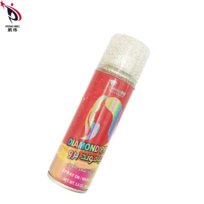 China 150ml Antistatic Gold Hair Glitter Spray Odorless Eco Friendly for sale