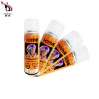 China OEM Odorless Silver Glitter Hair Spray , Nontoxic Gold Shimmer Spray For Hair for sale