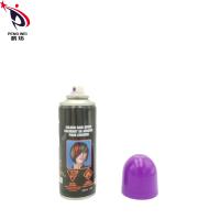 China Nontoxic Tin Temporary Hair Dye Spray , Smudgeproof Purple Hair Color Spray for sale
