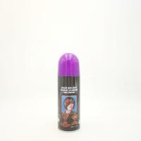 China Nontoxic Tin Temporary Hair Dye Spray , Smudgeproof Purple Hair Color Spray for sale