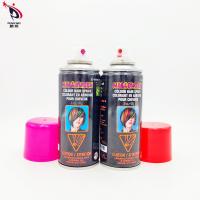 China MSDS Odorless Wash Out Hair Color Spray , Multiscene Instant Hair Dye Spray for sale