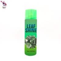 China Multiscene Tinplate Leaf Shine Spray Green Bottle Color Eco Friendly for sale