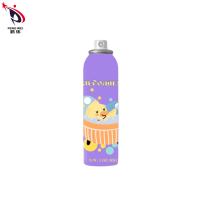 China 150ml Aluminum Bath Foam Spray Cleaner Purple Color For Children for sale