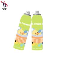China Multifunctional Bath Foam Spray Nontoxic Tinplate Material For Kids for sale