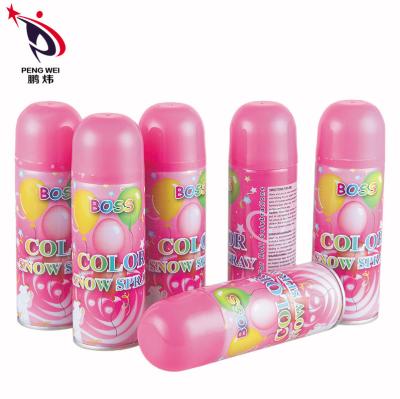 China 250ml Party Favors Artificial Boss Colored Snow Spray SEDEX For Festival Celebration for sale