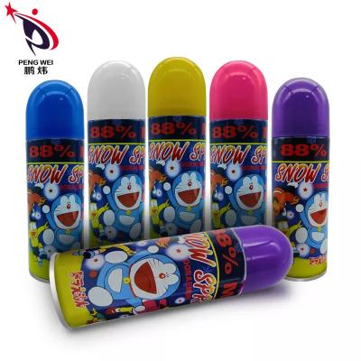 China Wedding Birthday Christmas Tree Snow Flake Spray Decoration Artificial Doraemon 250ml for sale