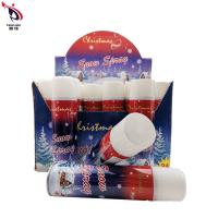 China Christmas Party tin Artificial Snow Spray Foam Colored Snow Spray 250ml for sale