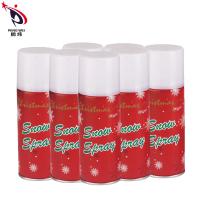 China Christmas Party 80g Tinplate Artificial Spray Snow Decoration For Windows Glass for sale