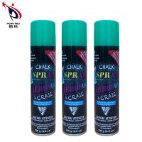 China Colorful Surface Aerosol Chalk Spray Paint Marking Drawing Decoration for sale