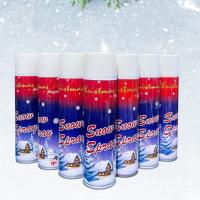 China Odm Santa Snow Spray Christmas Party Tree Branches Wreath Glass Window Mirror Decoration for sale