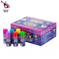 China New Year Christmas Colorful Crazy Ribbon Spray String Customizable Size for sale