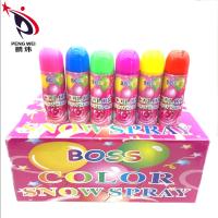 China 550ml Boss Color Snow Spray Eco Friendly Wedding Decorations Carnival Party Foam Snow Spray for sale