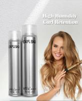 China Private Label Long Lasting Hairspray 208g Natural Organic Barber Strong Holding Hair Styling Spray for sale