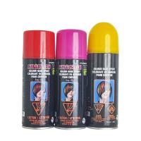 China Popular Party Supply Hair Color Spray Black Color Changing Hair Spray Temporary Hair Color Spray for sale