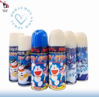 China 250ml Multi Color Doraemon Artificial Snow Spray Christmas Wedding Party Recreation for sale