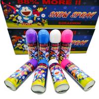 China 250ml Multi Color Doraemon Artificial Snow Spray Christmas Wedding Party Recreation for sale