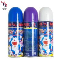 China Fashion Non Flammable Colorful Foam Snow Spray 250ml For Birthday for sale