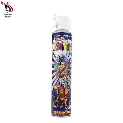 China Temporary Artificial Snow Spray For Carnival Party Label Logo for sale