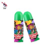 China OEM Hair Color Sprays 250ml Tinplate Can Free Of Toxin Instant Temporary Green for sale