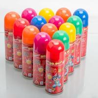China ODM Practical Party Silly String Spray Nonflammable Tin Material for sale