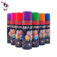 China Non Toxic Silly String Spray Easy To Clean Colorful Christmas Halloween Party Crazy String for sale