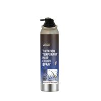 China Temporary Washable Hair Color Spray 52*128mm Can Blue Color for sale
